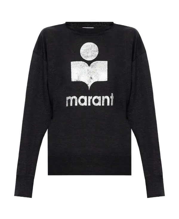 Isabel Marant Étoile Logo-print Linen Sweatshirt