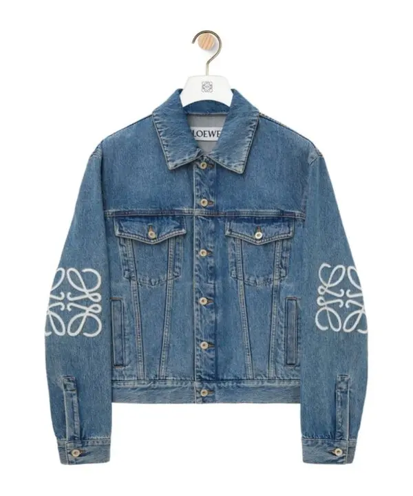 Loewe Anagram Jacket In Denim