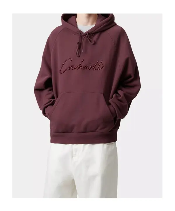 Carhartt Work In Progress Hooded Ray Sweatshirt With Embroidered Graphic