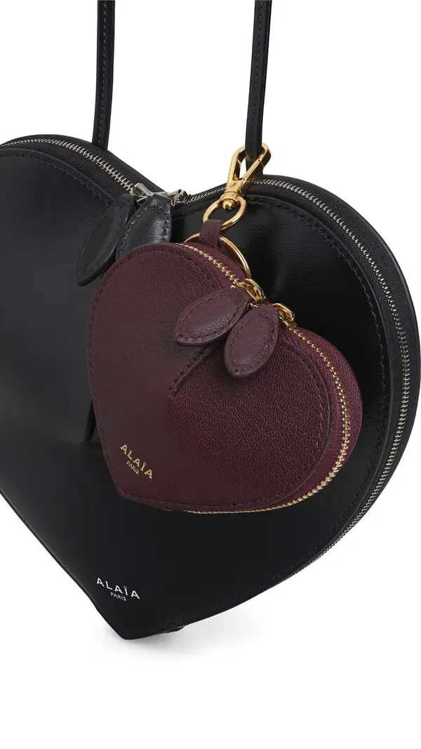 Alaïa Heart-shaped Zip Purse