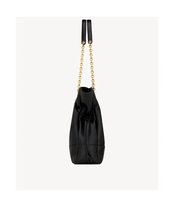 Saint Laurent Jamie Logo Plaque Small Shopping Bag