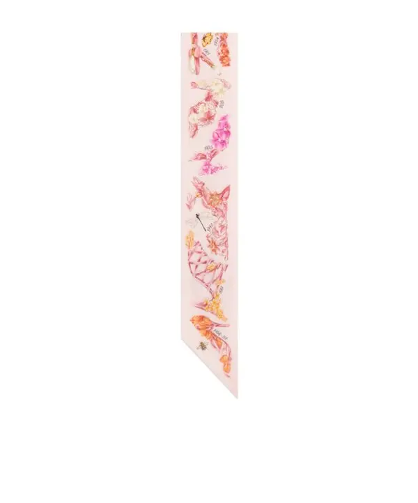 FERRAGAMO Eden Shoes Print" Silk Mini Bandeau
