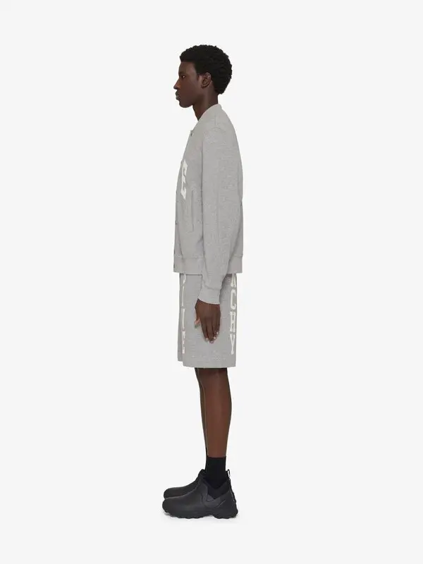 Givenchy Logo Printed College Bermuda Shorts