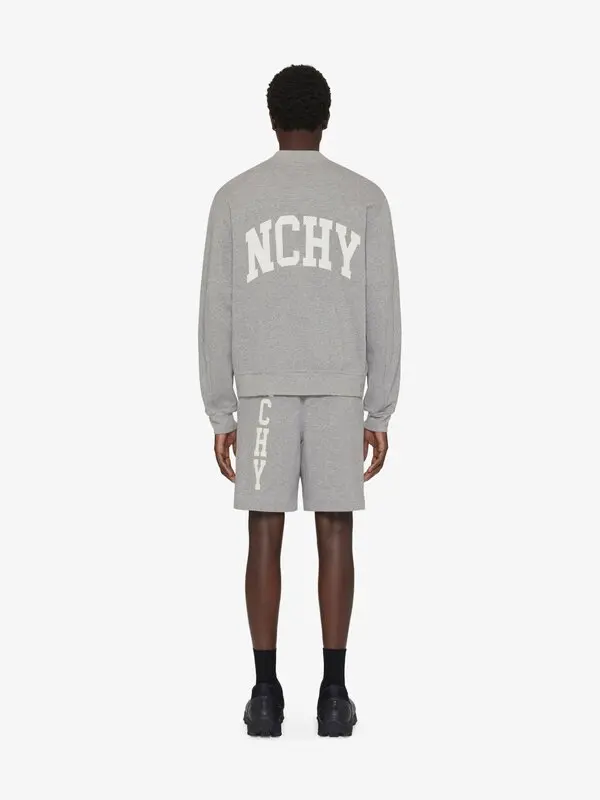 Givenchy Logo Printed College Bermuda Shorts