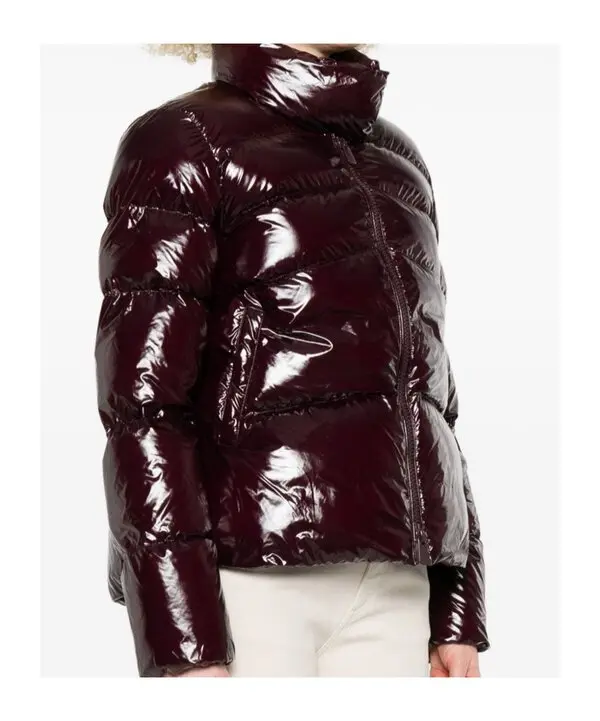 Pinko Long-sleeved Zip-up Down Jacket