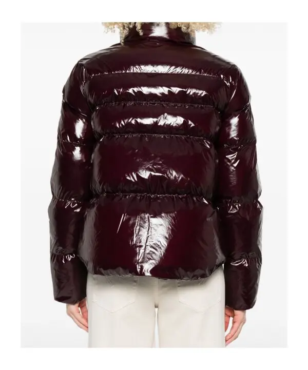 Pinko Long-sleeved Zip-up Down Jacket