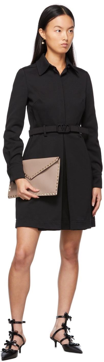 Valentino Garavani Rockstud Foldover Top Envelope Pouch