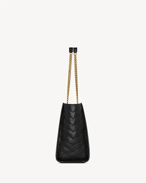 Saint Laurent Niki Shopping Bag In Vintage Leather