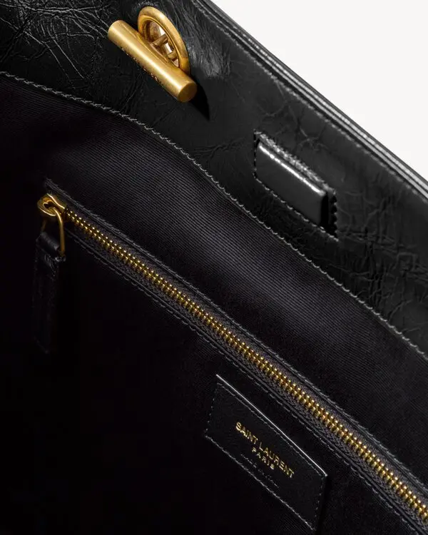 Saint Laurent Niki Shopping Bag In Vintage Leather