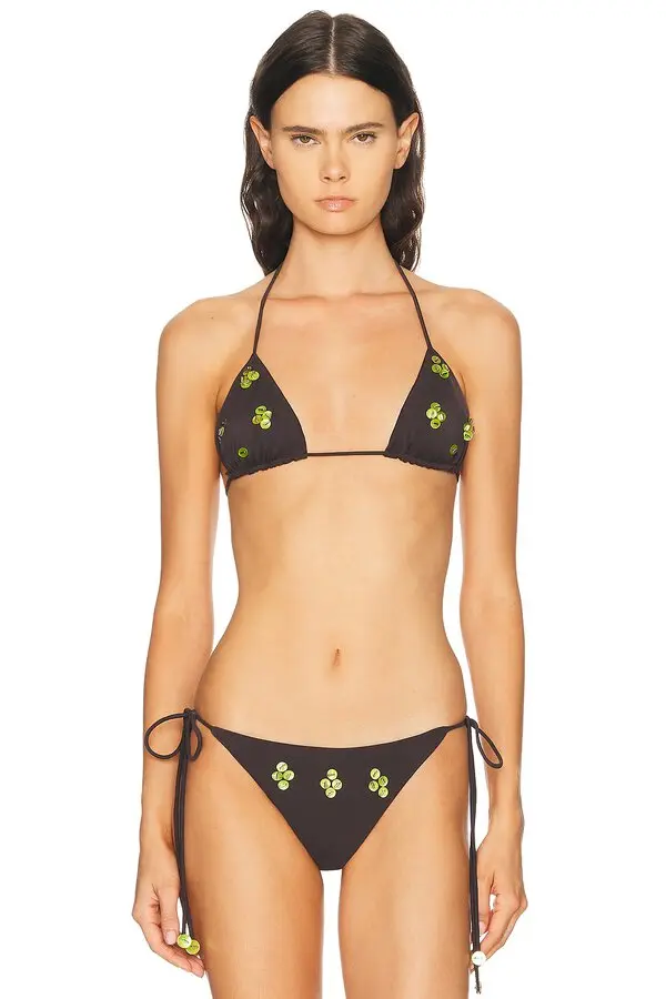 SIEDRES Juniper Bikini Top - Brown
