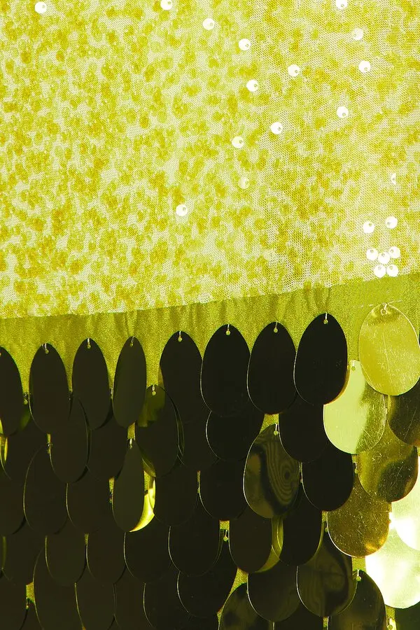 SIMONMILLER Imogen Sequin Midi Dress In Green