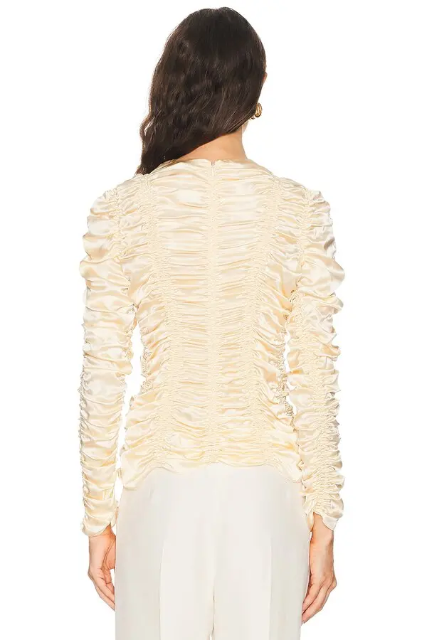 Khaite Rory Top In Ivory