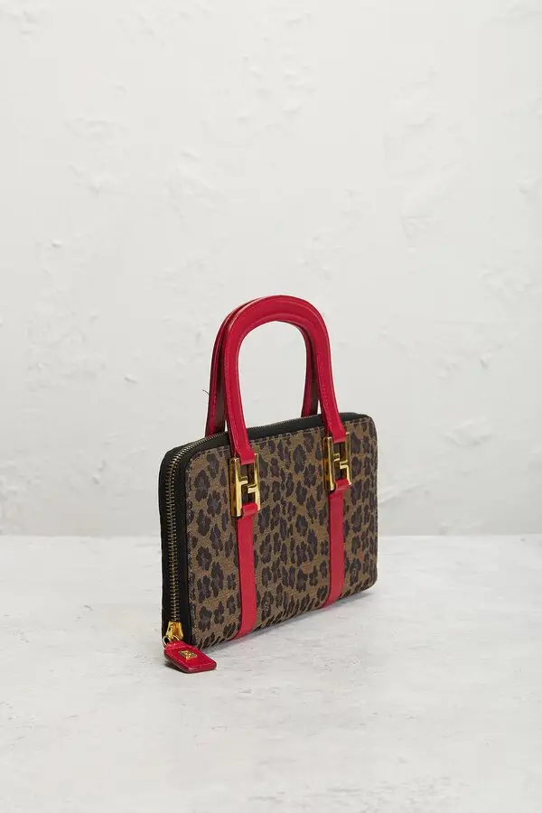 Fendi Leopard Print Handbag
