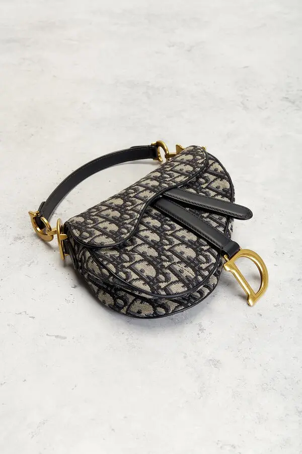 Dior Oblique Mini Saddle Bag