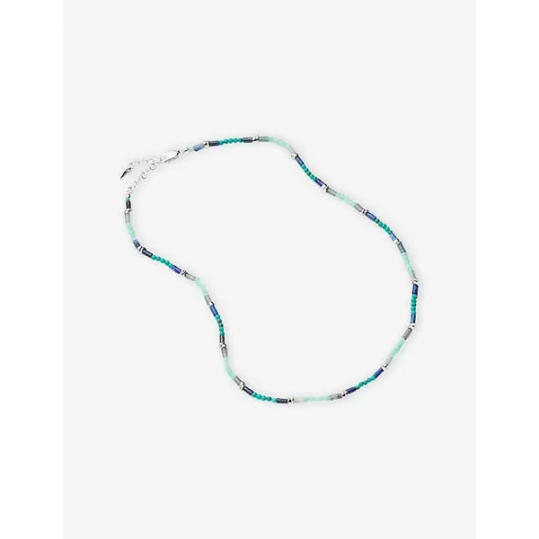 MISSOMA Gemstone 18ct Yellow Gold-plated Brass Beaded Choker