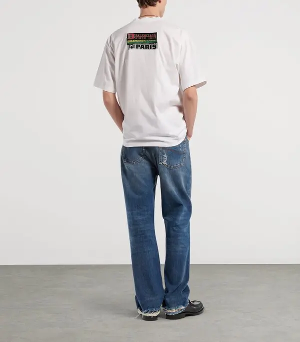 Balenciaga Bumper Sticker T-shirt - White