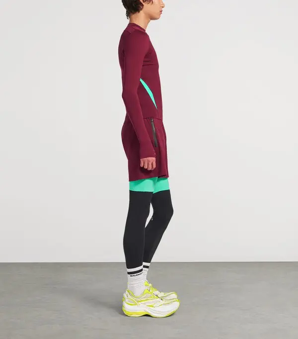 Balenciaga Technical Long-sleeve Performance T-shirt