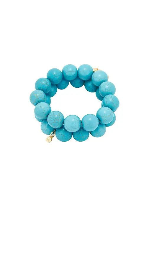 Ettika Luck And Love" Beaded Bracelet Set With Heart Charm