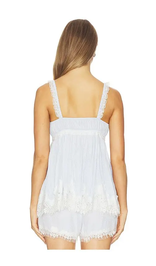 Steve Madden Mazie Lace Trim Top