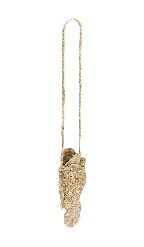 Madewell Crochet Fish Clutch With Shoulder Strap
