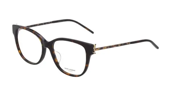 Saint Laurent Capsule Oval Tortoise Optical Sunglasses - Black