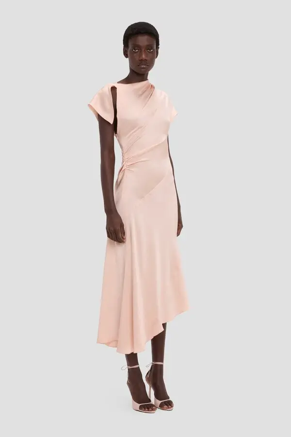 Victoria Beckham Asymmetrical Twist Dress