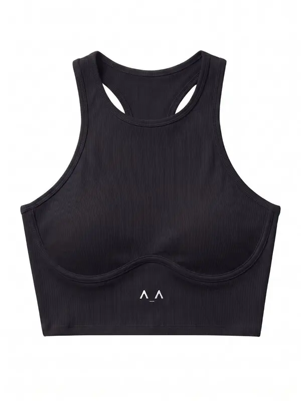 ALTRA VOLTA Halter Ribbed Top