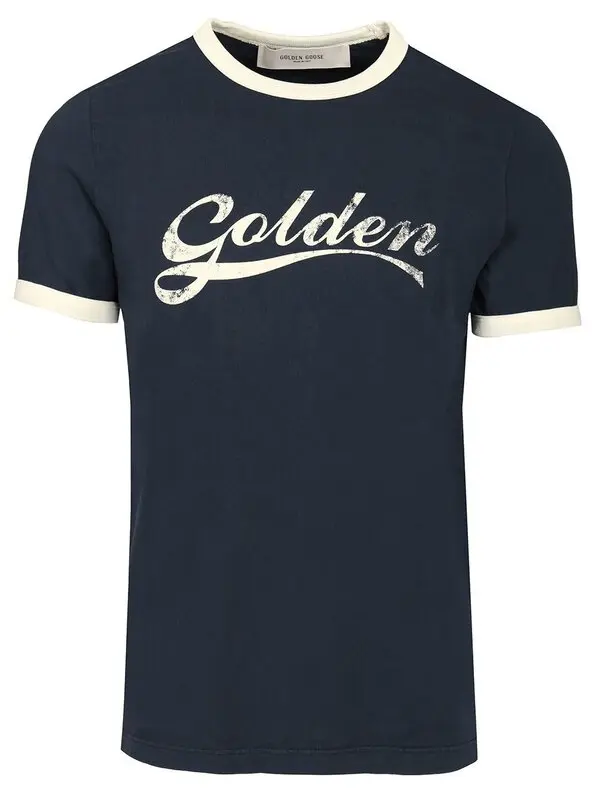 GOLDEN GOOSE Journey T-shirt - Blue