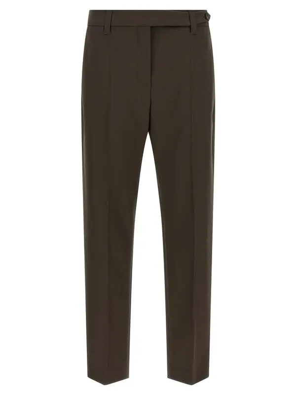 Brunello Cucinelli Virgin Wool Monile Trousers