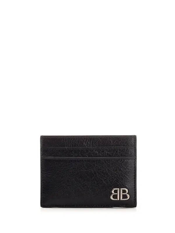 Balenciaga Monaco Credit Card Holder - Black