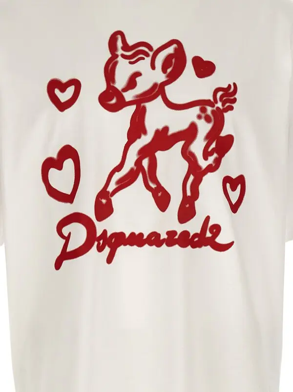 Dsquared2 Printed T-shirt - Red