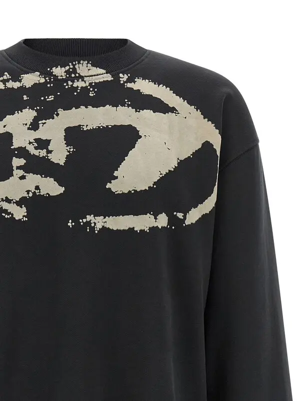 DIESEL® S-boxt-n5 Sweatshirt - Black