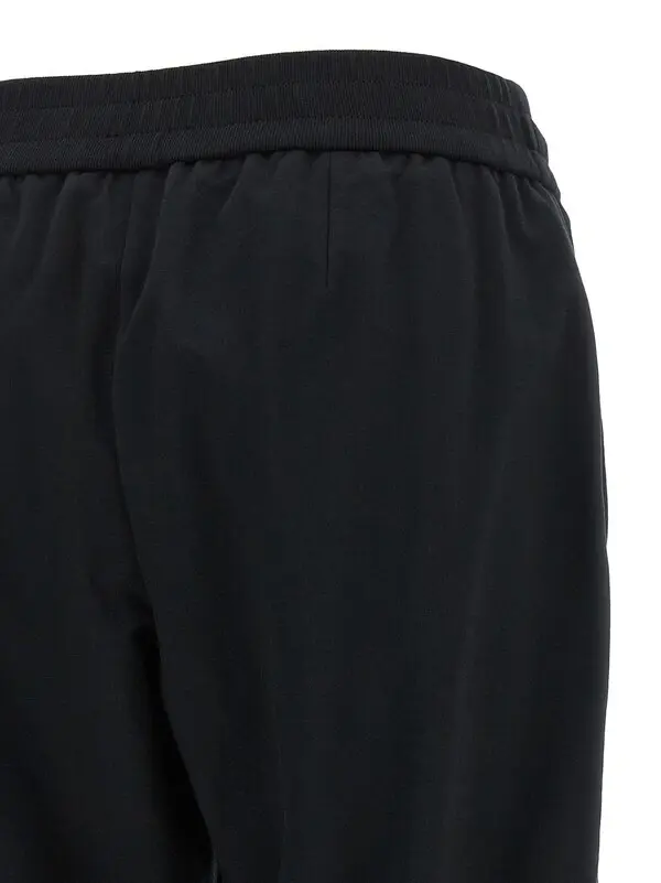 Brunello Cucinelli Light Stretch Cotton Track Joggers - Black