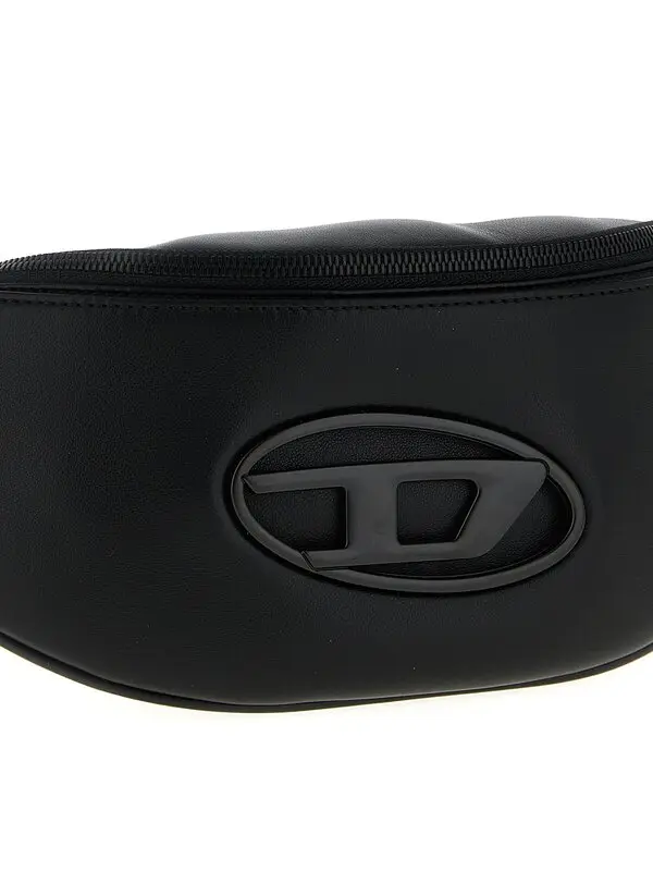 DIESEL® Holi-d Smooth Leather Waist Bag With Metal Logo
