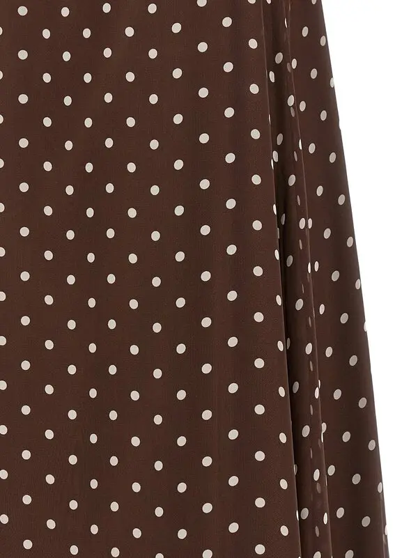 P.a.r.o.s.h Polka Dot Ruffle Dress