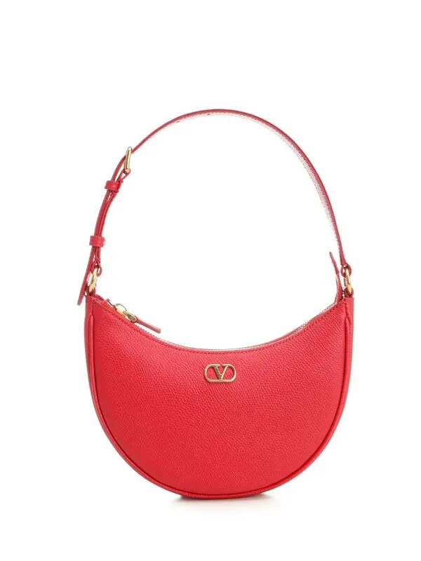 Valentino Garavani Vlogo Mini Hobo Bag - Red