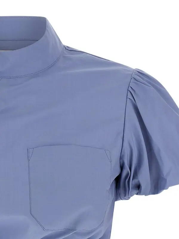 SELF-PORTRAIT Cotton Tie Side' Top
