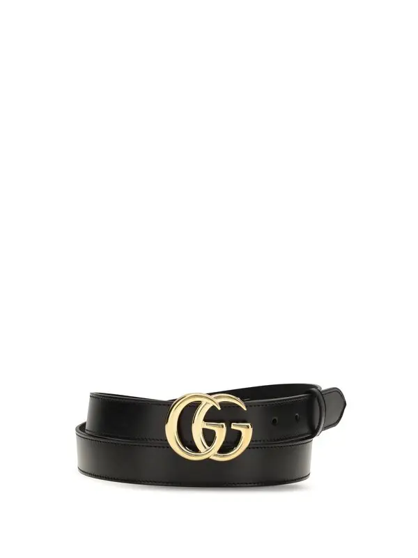 Gucci Gg Marmont Belt - Black