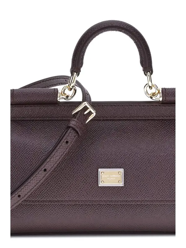 Dolce & Gabbana Sicily Small Leather Handbag