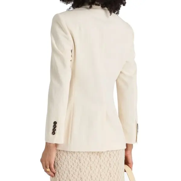 Brunello Cucinelli Cotton Blend Double-breasted Blazer