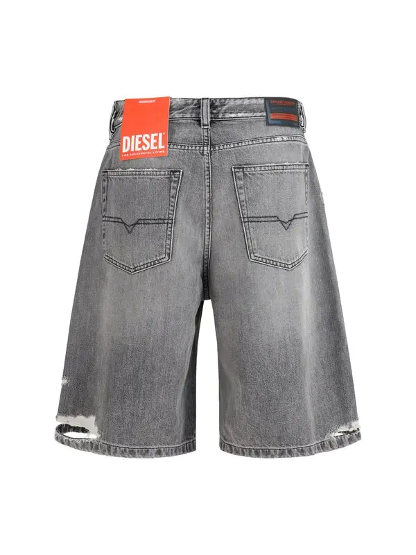 DIESEL® De-sire-short Bermuda Distressed Denim Shorts
