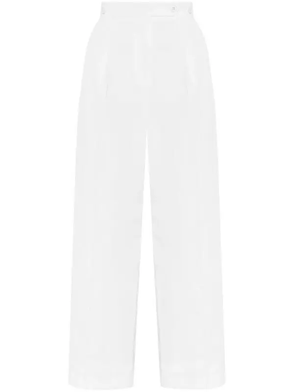 Givenchy Pleated Cotton Pants - Multicolor