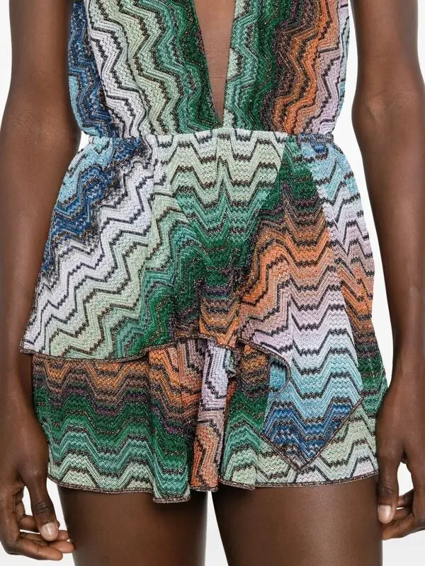 Missoni Zigzag Print Halterneck Cover-up