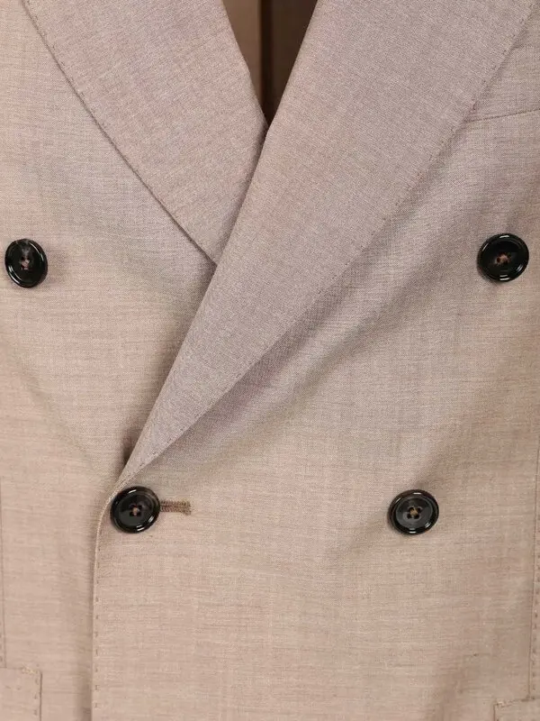 Tagliatore Montecarlo Double-breasted Suit - Cream