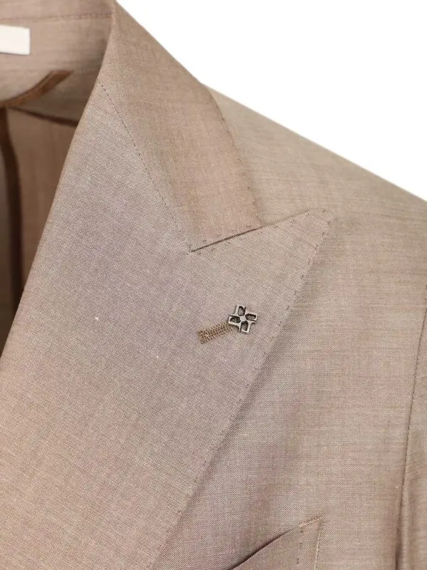 Tagliatore Montecarlo Double-breasted Suit - Cream