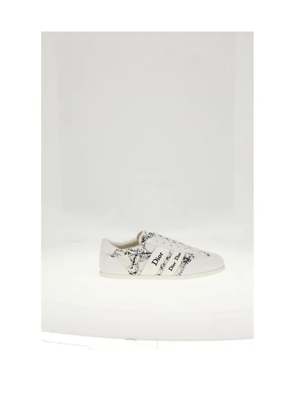 Dior Low Top Sneakers With Logo Detailing - Multicolor