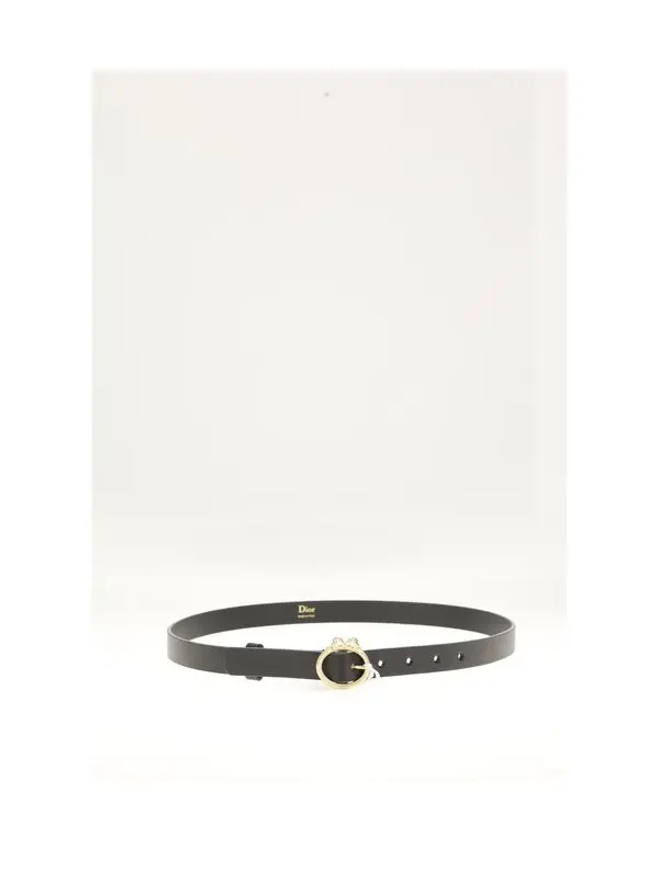 Dior Medallion Belt - Black