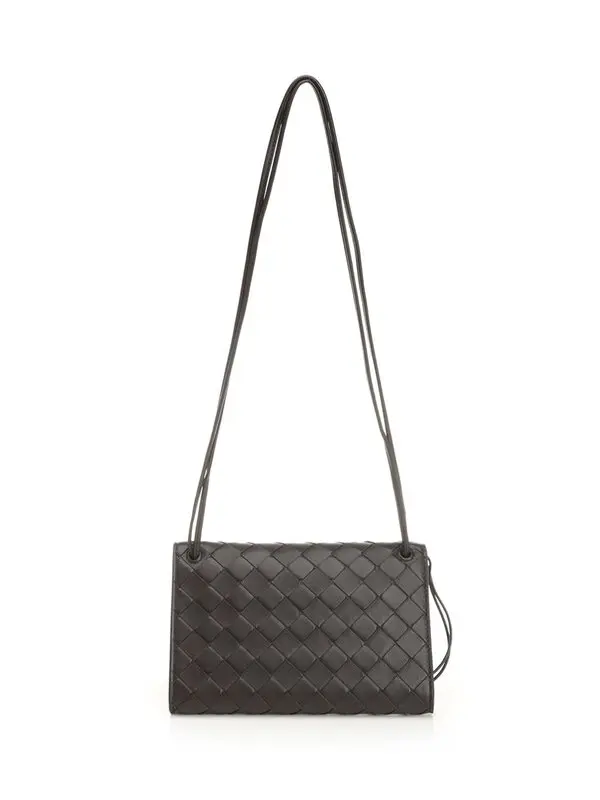 Bottega Veneta Andiamo Clutch Bag - Brown
