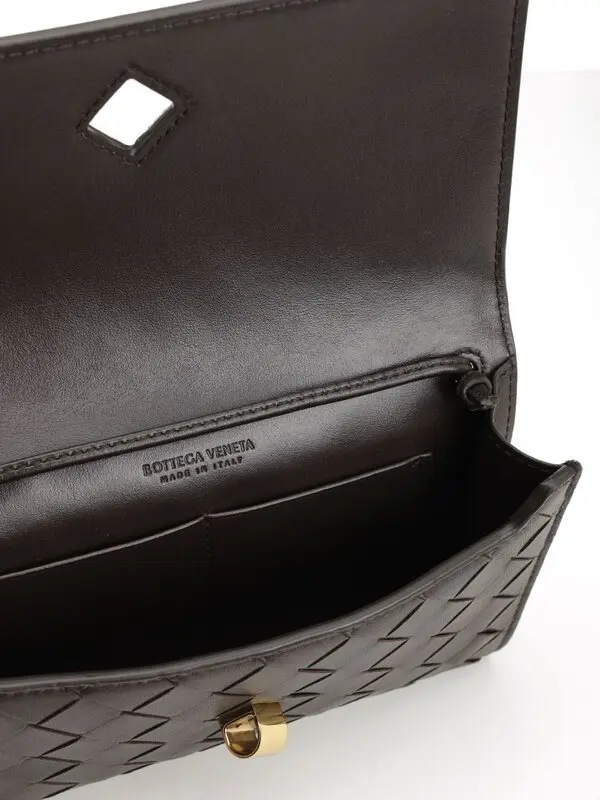 Bottega Veneta Andiamo Clutch Bag - Brown