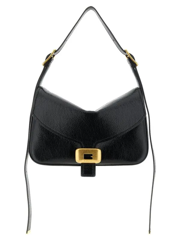 Balenciaga Clicca' Medium Shoulder Bag - Black